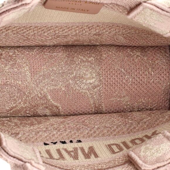Dior | Bags | Christian Dior Book Tote With Strap Embroidered Canvas ...
